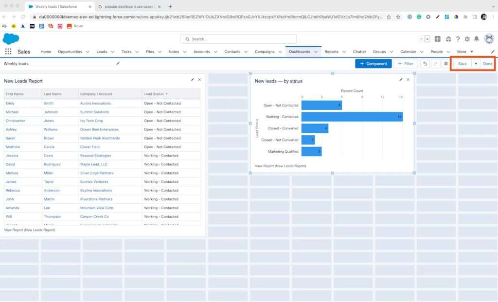 A Complete Guide to Creating Salesforce Dashboards Using Templates