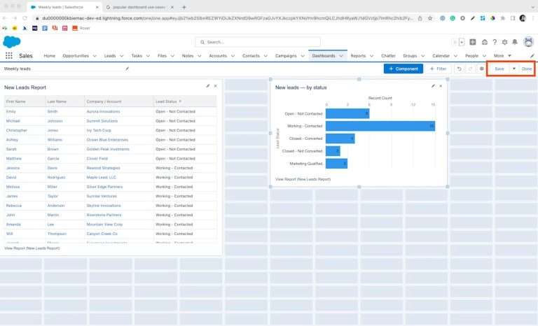 A Complete Guide to Creating Salesforce Dashboards Using Templates